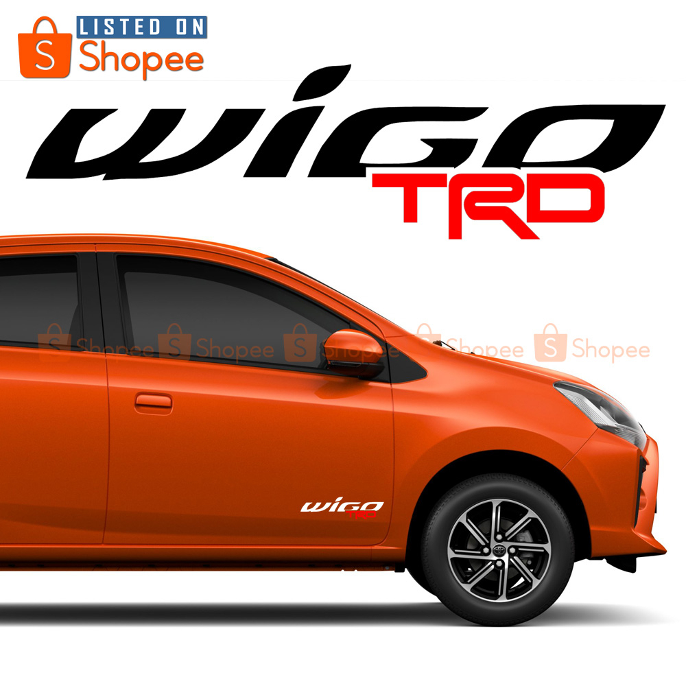 2X TRD Stickers for Toyota Wigo | Decals | Vinyl Weather Proof | 9 ...