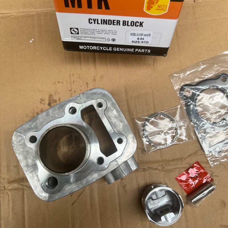 cylinder block set Wind 125,KLX 125 kawasaki same standard size ...