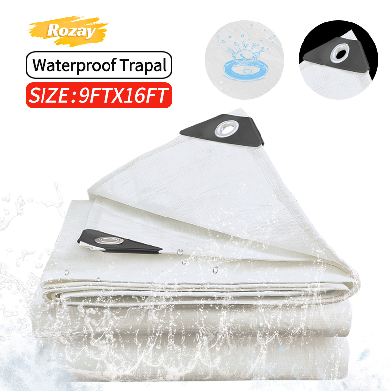 Outdoor Tolda 9FTx16FT(with holes) Sakolin Trapal Tarpaulin Waterproof ...