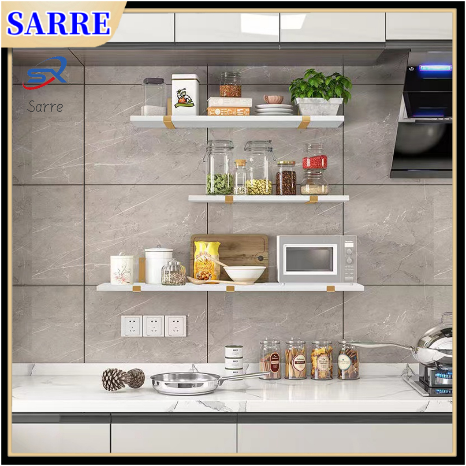 Wall Mounted Shelves Kitchen Shelves Wall Mounted Bookshelves Storage ...