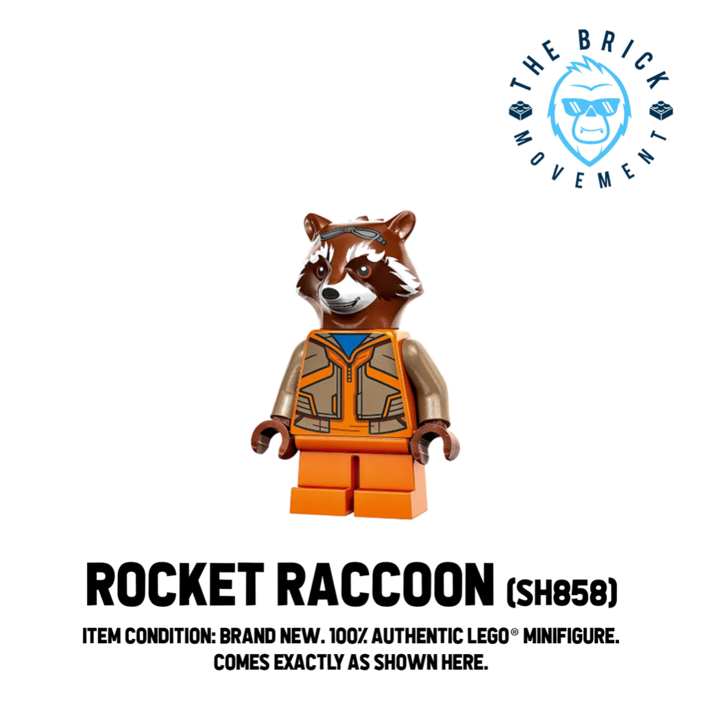 LEGO® MARVEL Rocket Raccoon Minifigure | Shopee Philippines