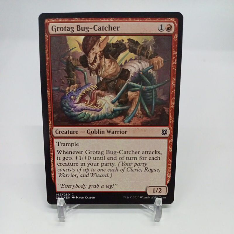 MTG Zendikar Rising Creature - Grotag Bug-Catcher | Shopee Philippines