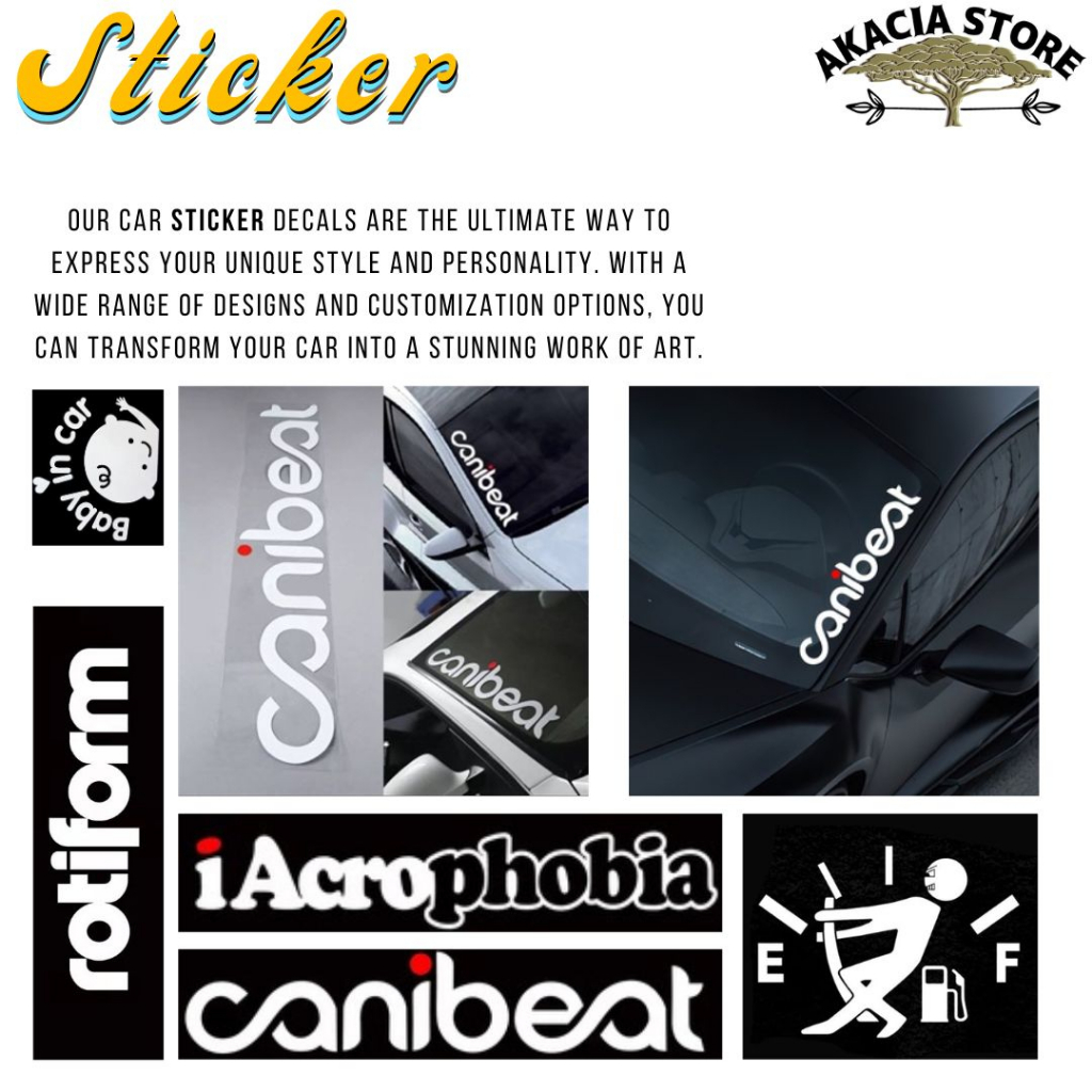 Personalized Car Sticker - Make your car uniquely yours with our ...