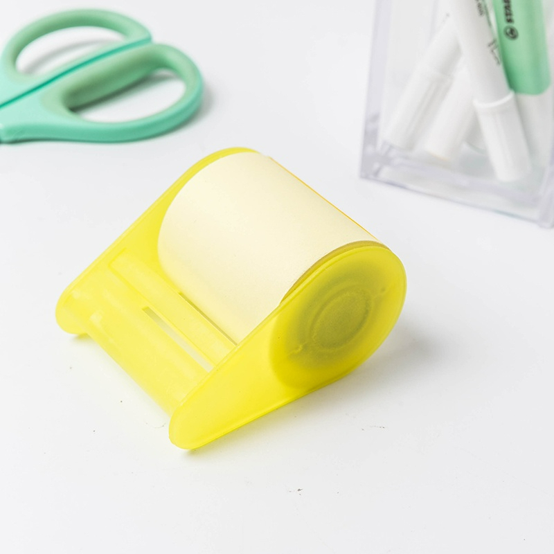 Sticky Notes Memo Tape Roll with Dispenser Blue/Pink/Green/Yellow Set ...