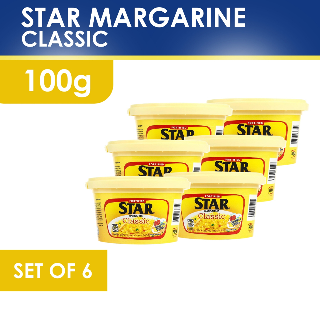 Star Margarine Classic 100g Set of 6 | Shopee Philippines