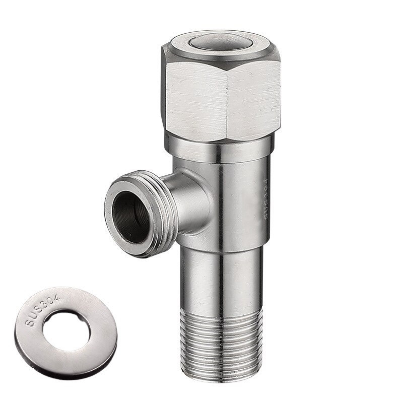 Heavy Duty 304 Stainless Steel Kitchen Bathroom Angle Valve(One Way ...
