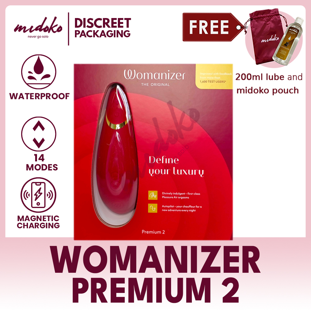 Midoko Womanizer - Premium 2 Silicone Rechargeable Clitoral Stimulator ...