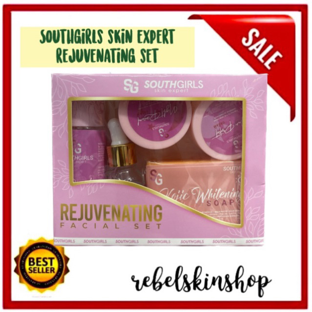 SOUTH GIRLS REJUVENATING SET 5 in 1 WITH SERUM / SOUTHGIRLS SKIN EXPERT ...