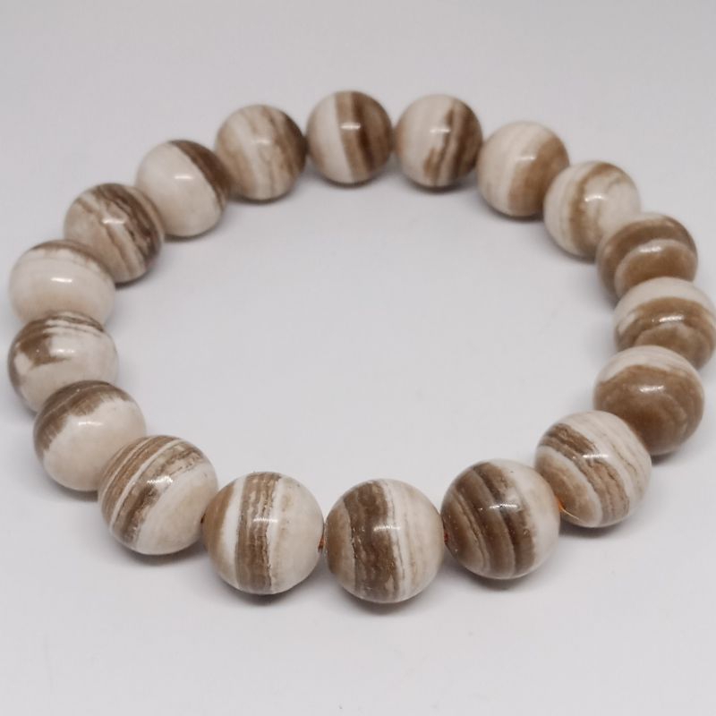 Rare Find!Top Grade Chocolate Banded Calcite(Brown Aragonite) Bracelet ...
