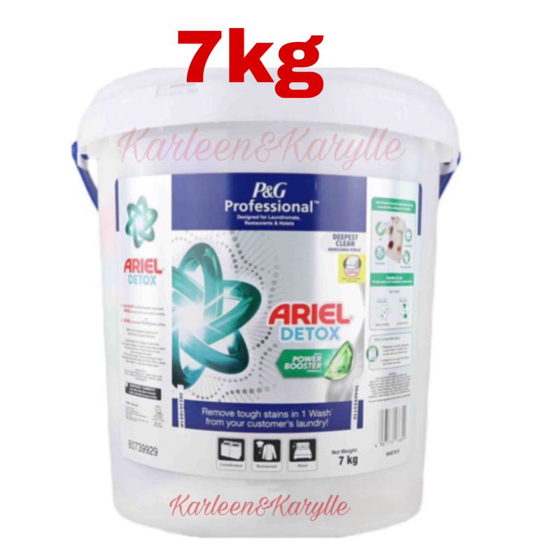 Ariel Professional Powder Detergent 7kg Bucket/ 8.25kgLargePack ...