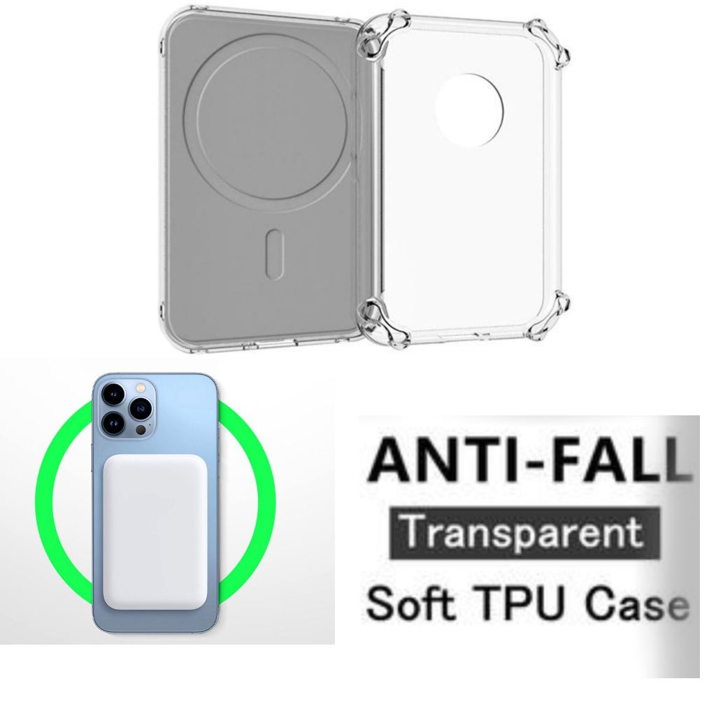 TPU Soft Case For original 5000Mah magnetic attraction Powerbank Size ...