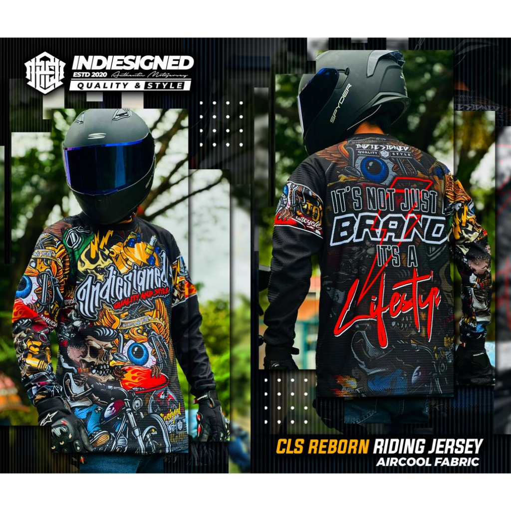 CLASSIC REBORN RIDING JERSEY(INDIESIGNED) | Shopee Philippines