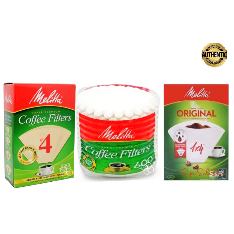 Melitta #4 Cone Coffee Filters 100s/Basket 600s | Shopee Philippines