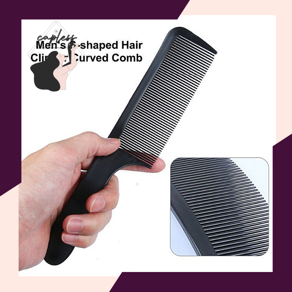 Professional Curved Shaver Hair Clipper Cutting Comb Barber Flat Top ...