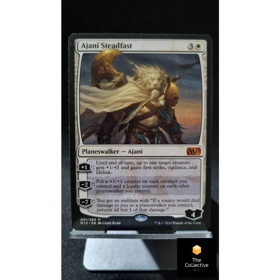 Magic the Gathering - MTG Card Game - Ajani Steadfast - M15 [WHITE ...