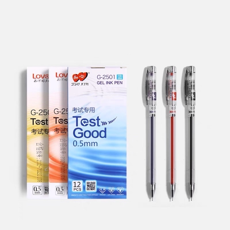 LOVEIN TEST GOOD G-2501A GEL INK PEN 0.5mm SCHOOL SUPPLIES 6PC | 12PC ...
