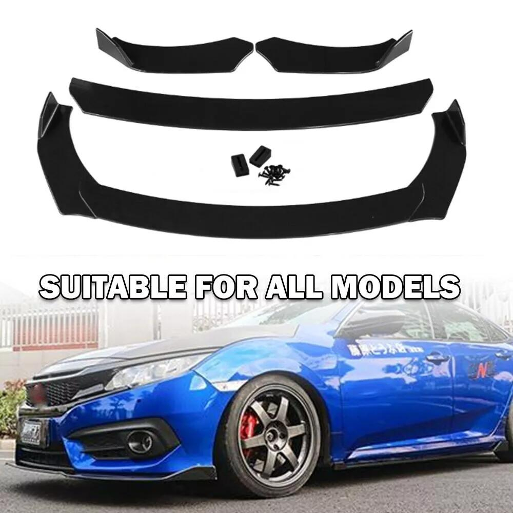 Bumper Lip Front UNIVERSAL NEW VERSION Spoiler Chin Body kit adjustable ...