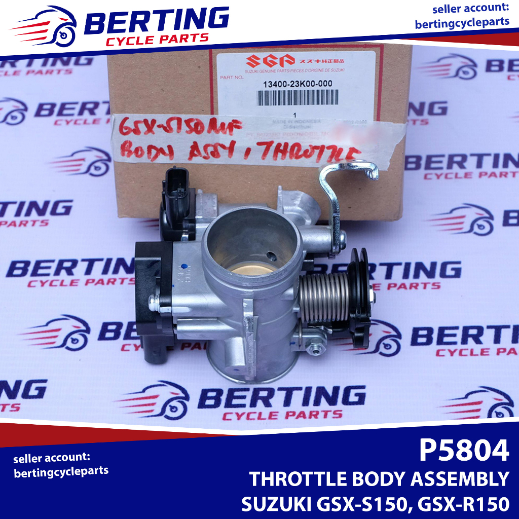 SGP THROTTLE BODY Suzuki GSX-S150, GSX-R150 Genuine 13400-23K00-000 ...