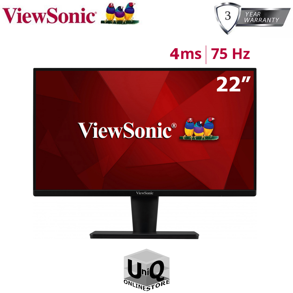 ViewSonic 22” Full HD Monitor with Dual 2W speakers, VA2215-MH 75Hz ...