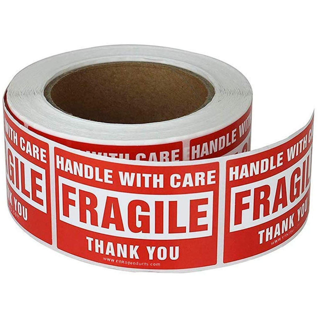 Fragile Stickers 500pcs/Roll 2 x 3 inches Handle with Care Packing ...