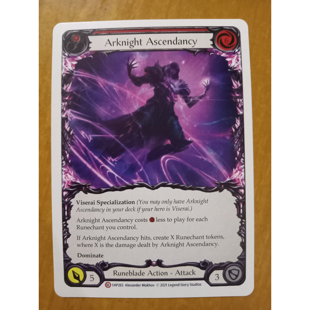 FAB Flesh and Blood TCG: Arknight Ascendancy History Pack Vol 1 ...