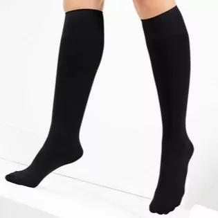 COD - UNDER THE KNEE BLACK SOCK MEDIUM HIGH CUT 1PAIR | Shopee Philippines