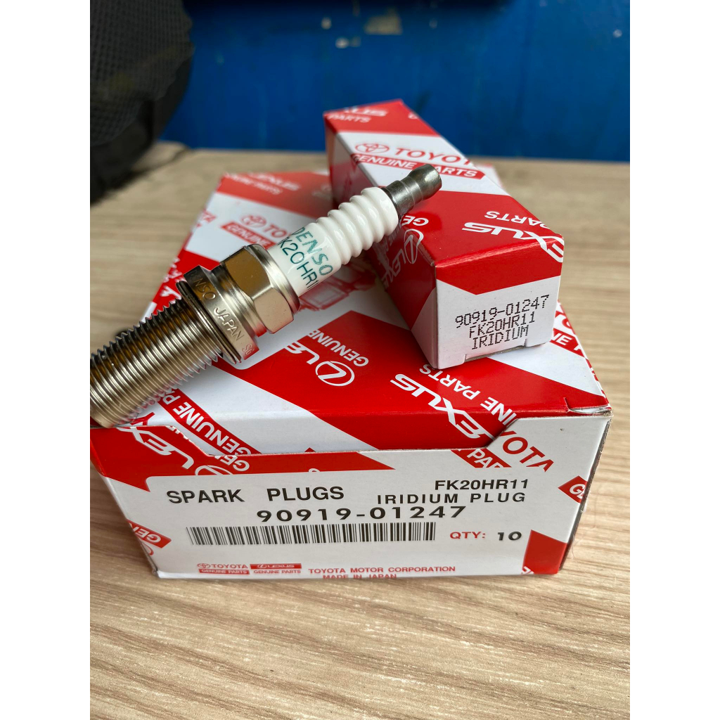SPARK PLUG (90919-01247 / fk20hr11) FOR ALPHARD /CAMRY/ FORTUNER/ HIACE ...