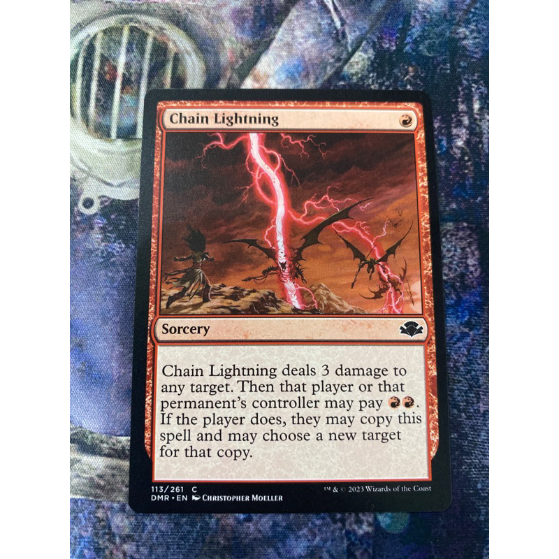 Magic the gathering DMR Chain lightning | Shopee Philippines