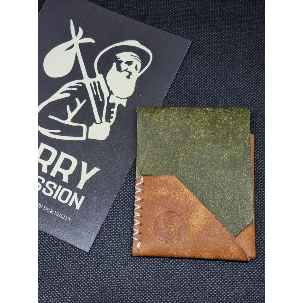 Carry Commission Houbei Mini Open Sea Leather Minimalist EDC Wallet ...