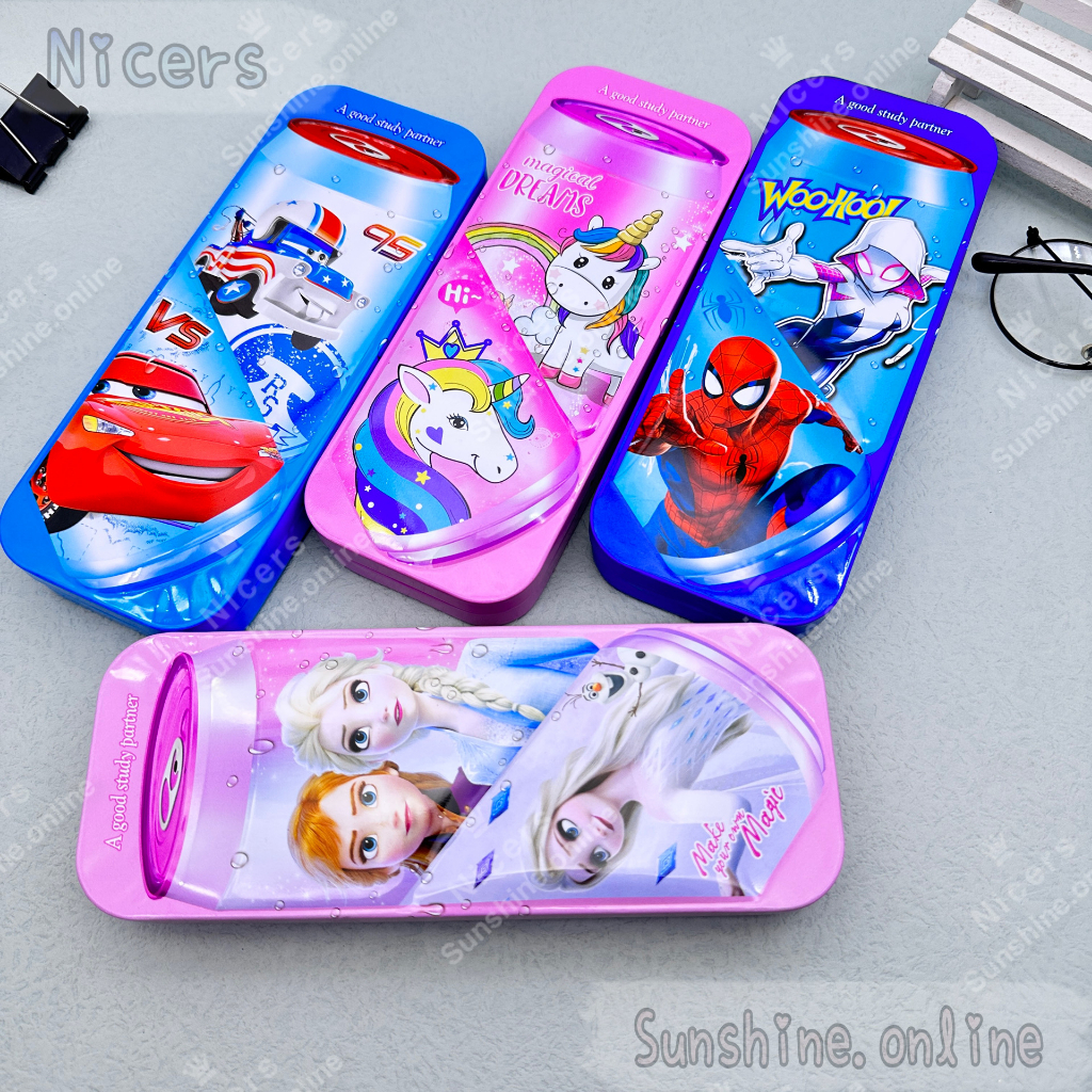 PC-615 stainless steel Metal pencil case pencil box COCACOLA | Shopee ...