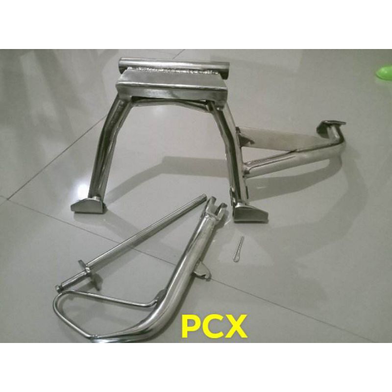 Pcx 150/160 Center/ Side Stand & Ehe 304 Stainless (Makapal) | Shopee ...