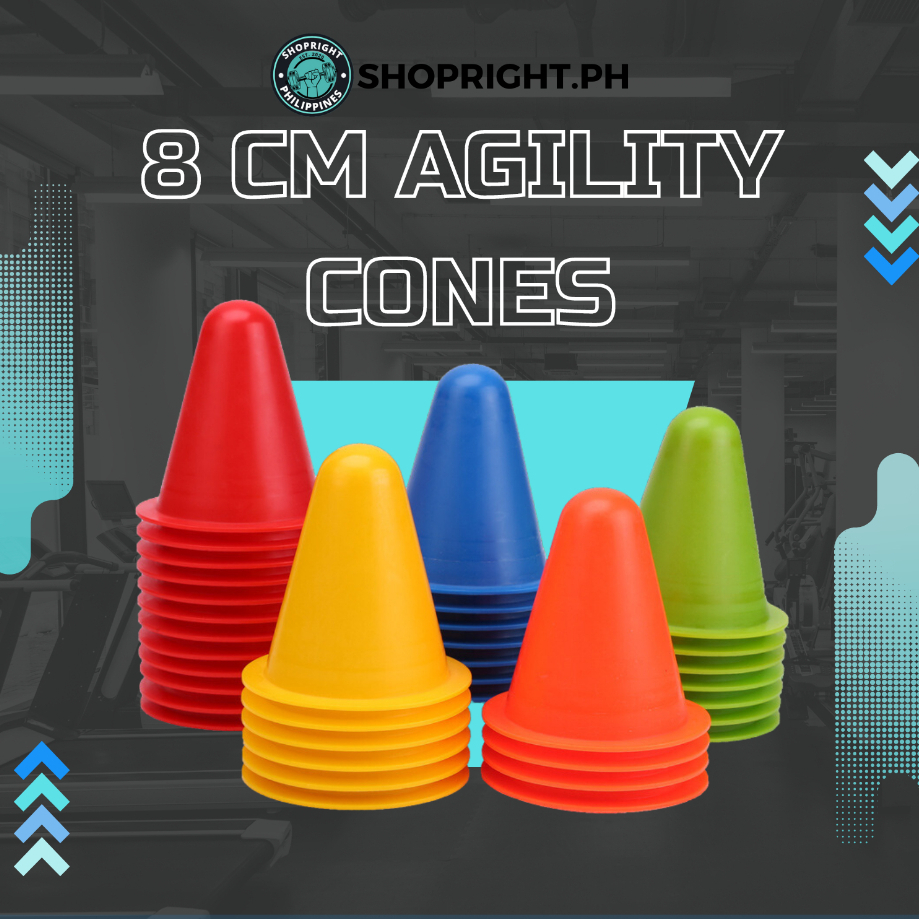 10 PCS 8cm Agility Maker Cones for Slalom Roller Skating Training ...