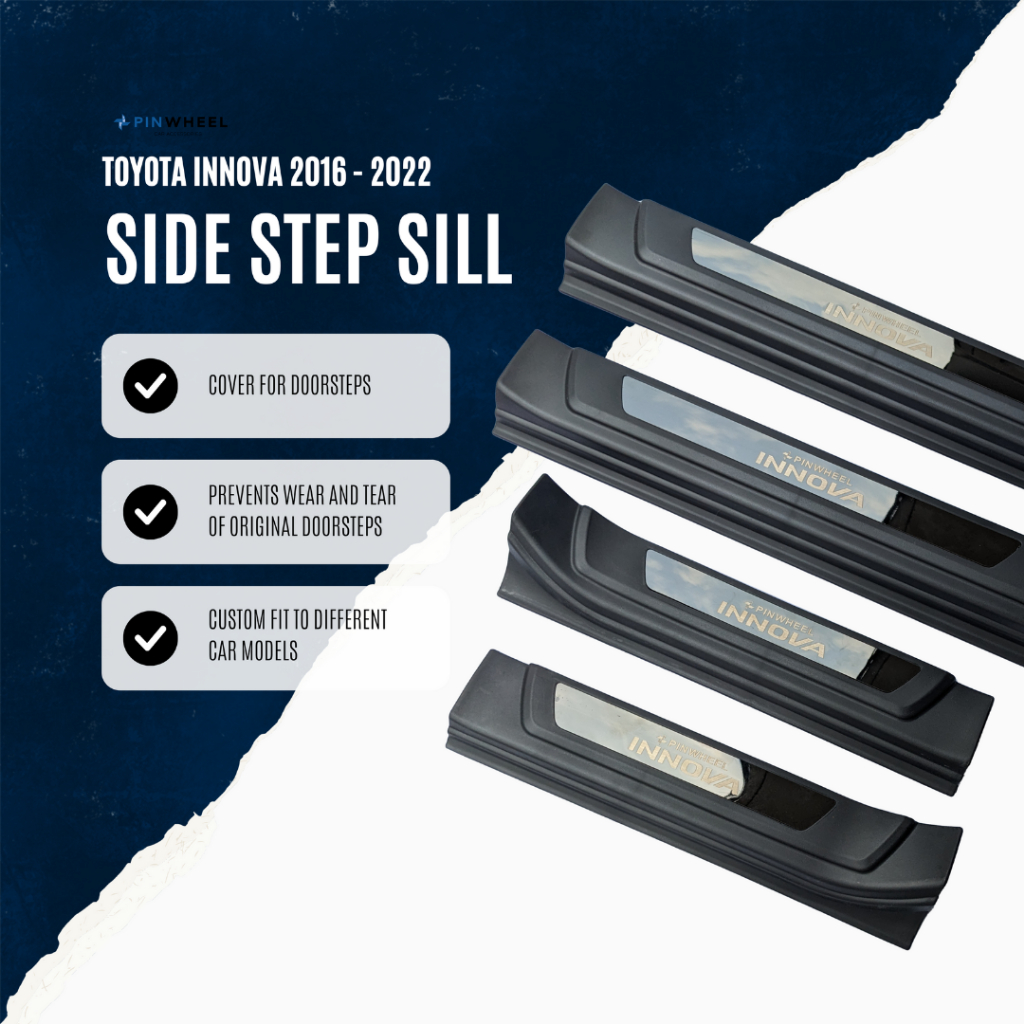 Pinwheel Side Step Sill For Toyota Innova 2016 - 2022 | Shopee Philippines