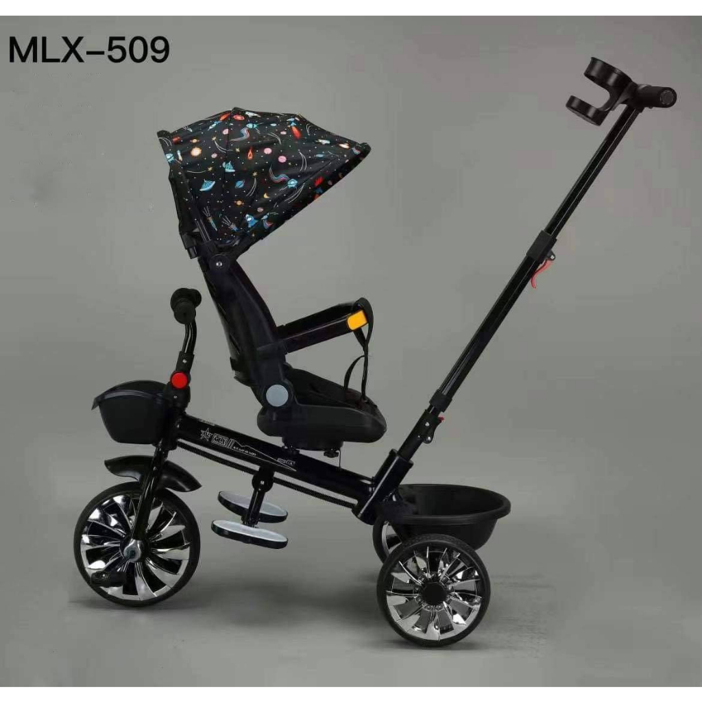 baby rubber wheel Stroller bike baby reclinable and 2-way facing ...