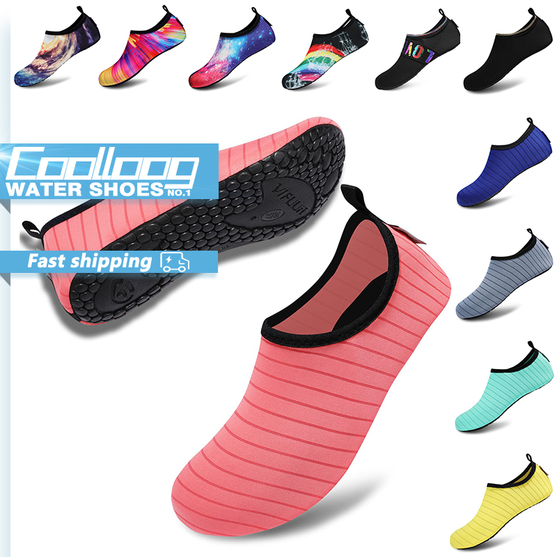 ☆COD☆ Aqua shoes for Women Men Barefoot Quick-Dry Beach Shoes Unisex No ...
