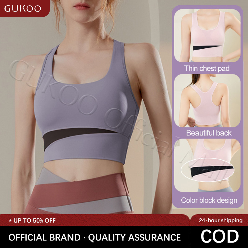 GUKOO Softme Bras for Women Push up Sports Bra Breathable Yoga Fitness Outdoor Workout Bralette ...