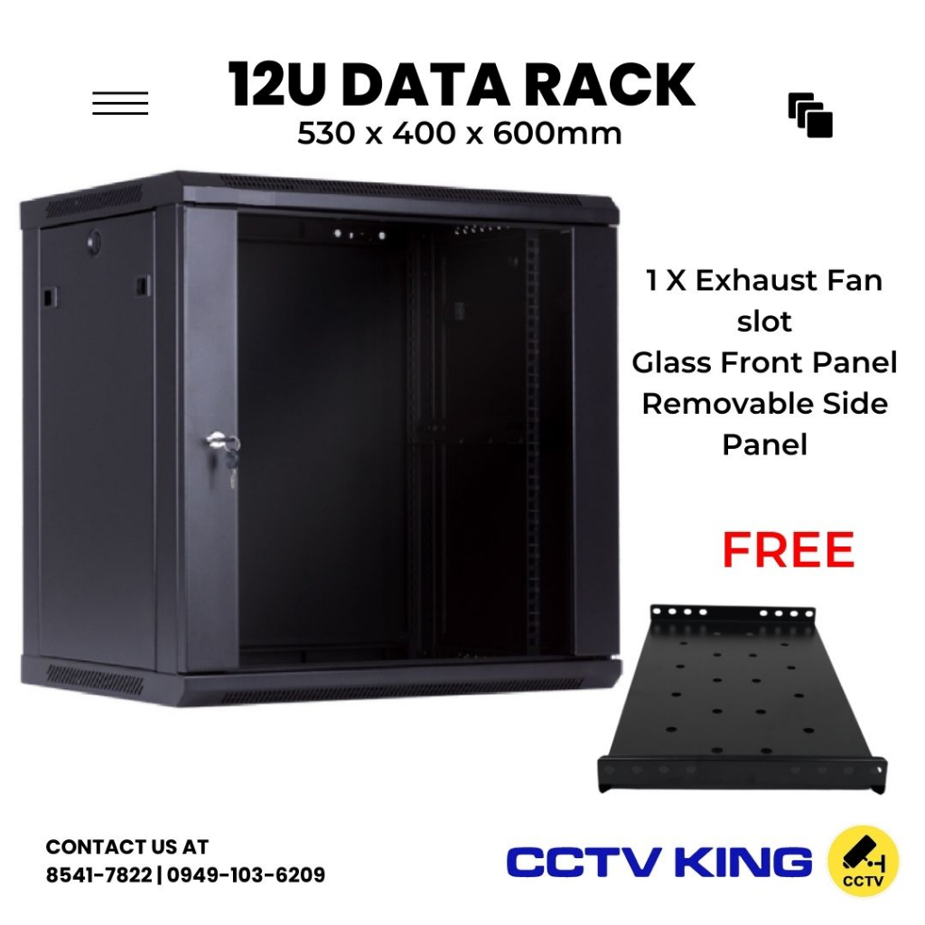 Data Rack | Server Rack 12uData Cabinet (Wall Mounted Rack) data rack ...