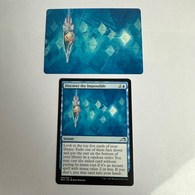 MTG DISCOVER THE IMPOSSIBLE (INSTANT) KAMIGAWA NEON DYNASTY (BLUE ...