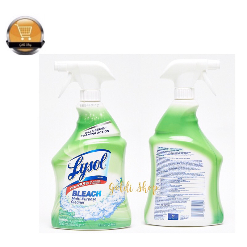 Lysol Bleach Multi-Purpose Cleaner 946 mL | Shopee Philippines