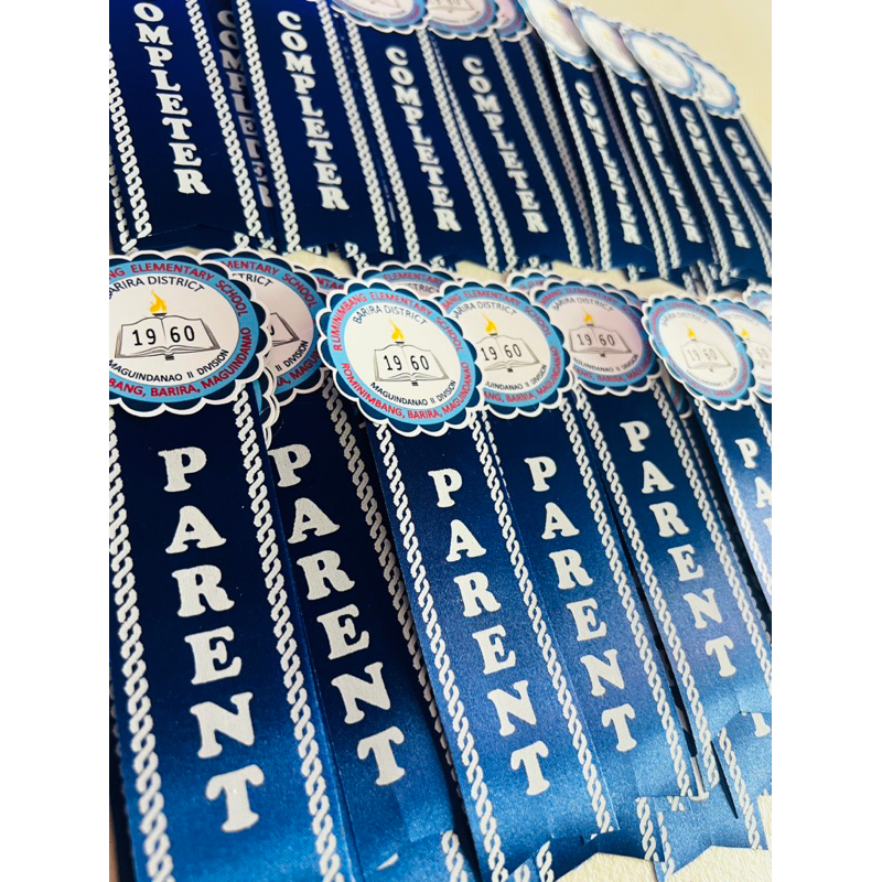 Graduation Ribbon Recognition Ribbon Award Ribbon with customized ...