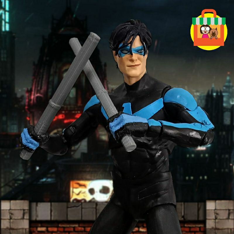 Nightwing Mcfarlane Titans Wave 3D-Printed Hands and Batons | Shopee ...