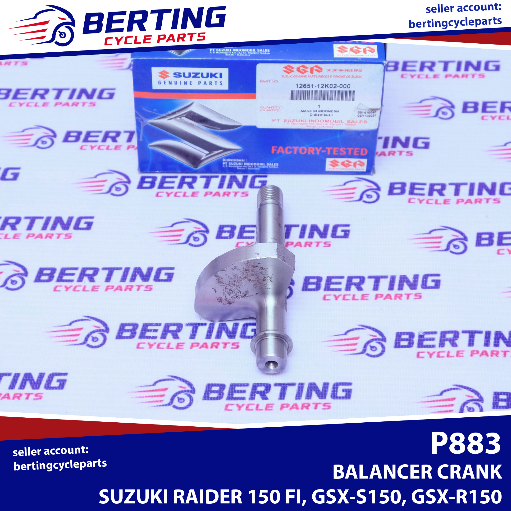 SGP BALANCER CRANK Suzuki Raider 150 FI GSX-S150 R150 Genuine 12651 ...