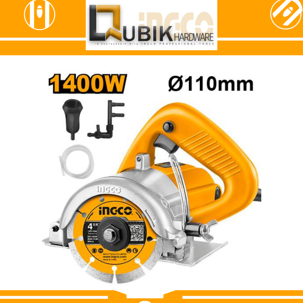 INGCO Marble Cutter 1400 W (Model:MC14008)-Qubikhardware | Shopee ...