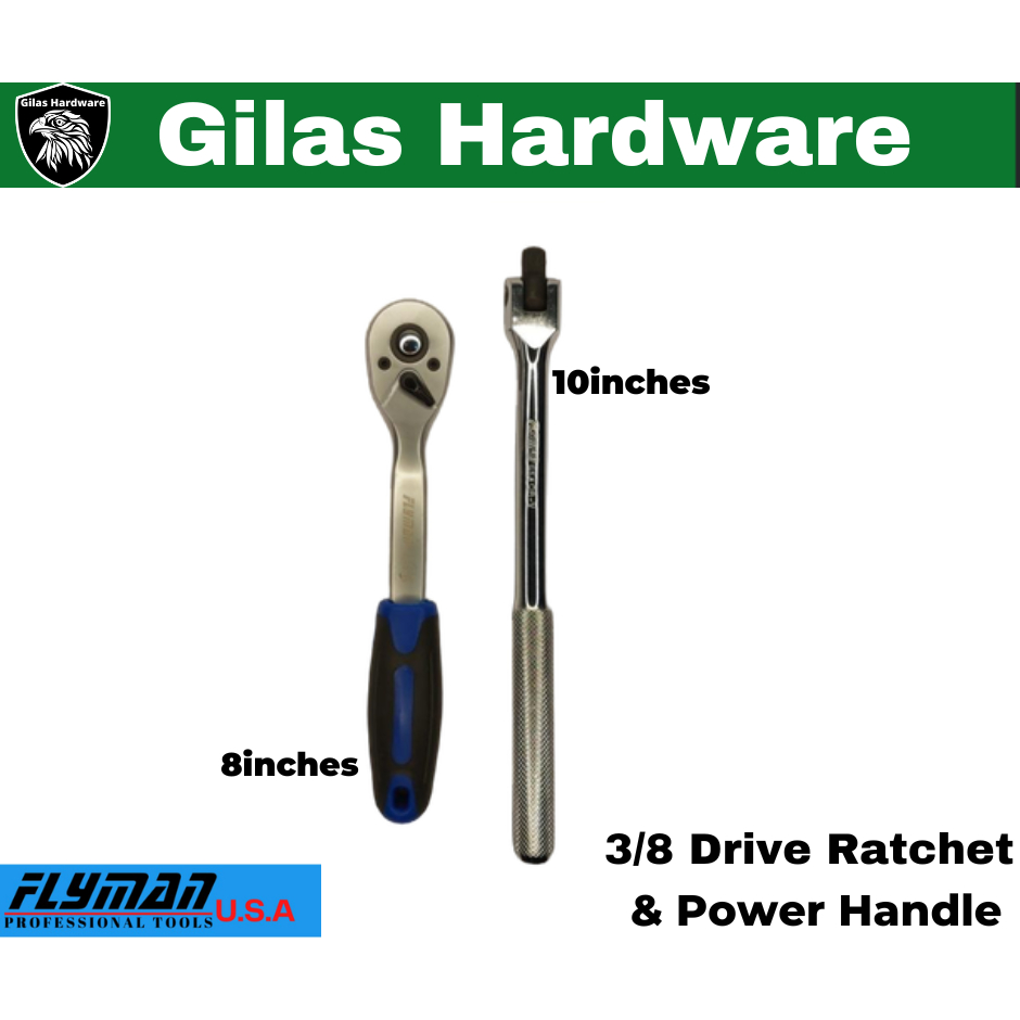 3/8 Drive Ratchet & Power Handle Original Flyman USA | Shopee Philippines