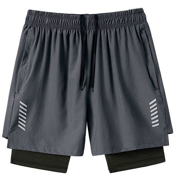 8140# Men's Sports DRI-FIT Taslan Running shorts with cycling and ...