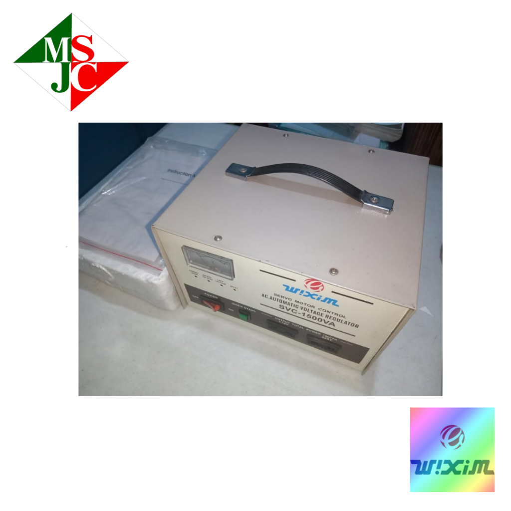 Automatic Voltage Regulator AVR SVC-1500VA Single Phase, Servo Motor ...