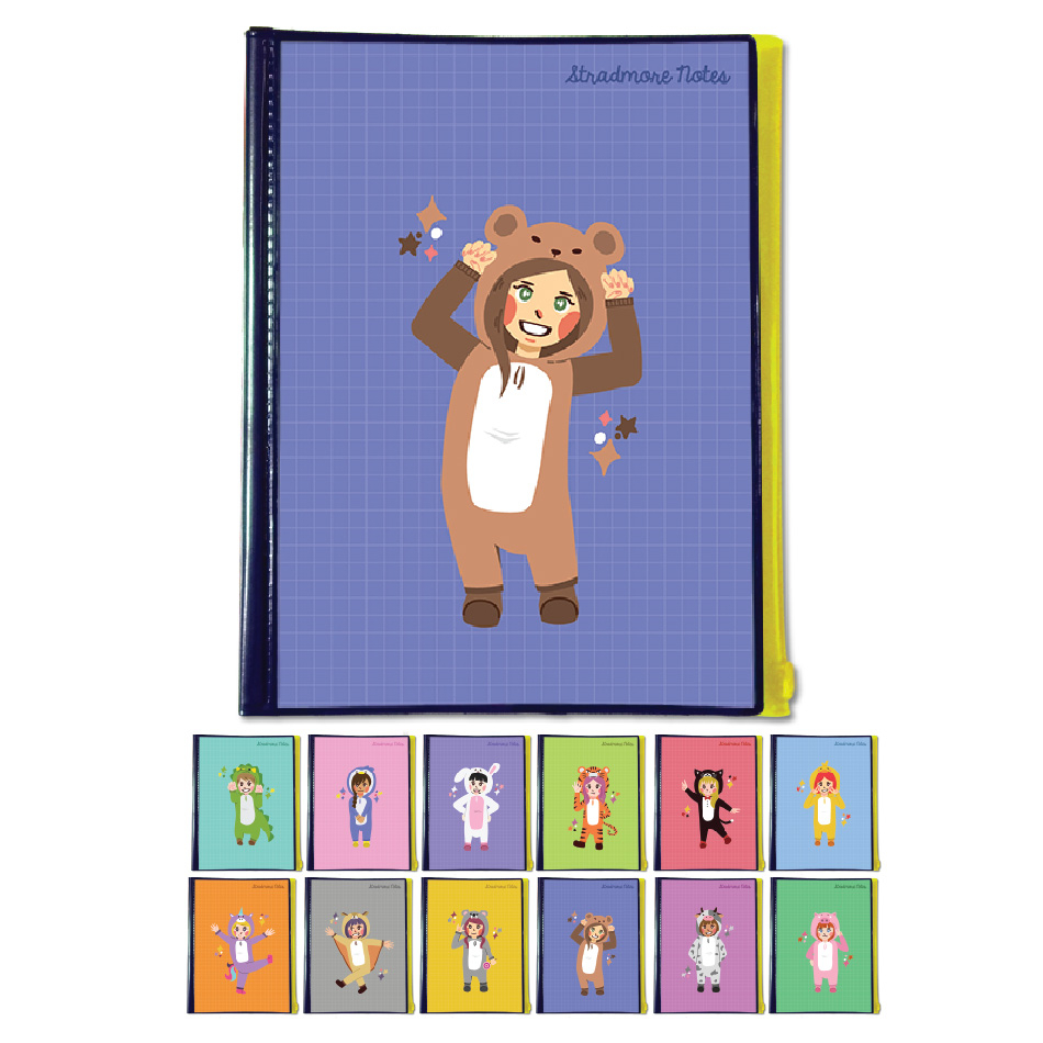 Stradmore Missy Wirepin Notebook/Zipbook (Assorted Only) | Shopee ...