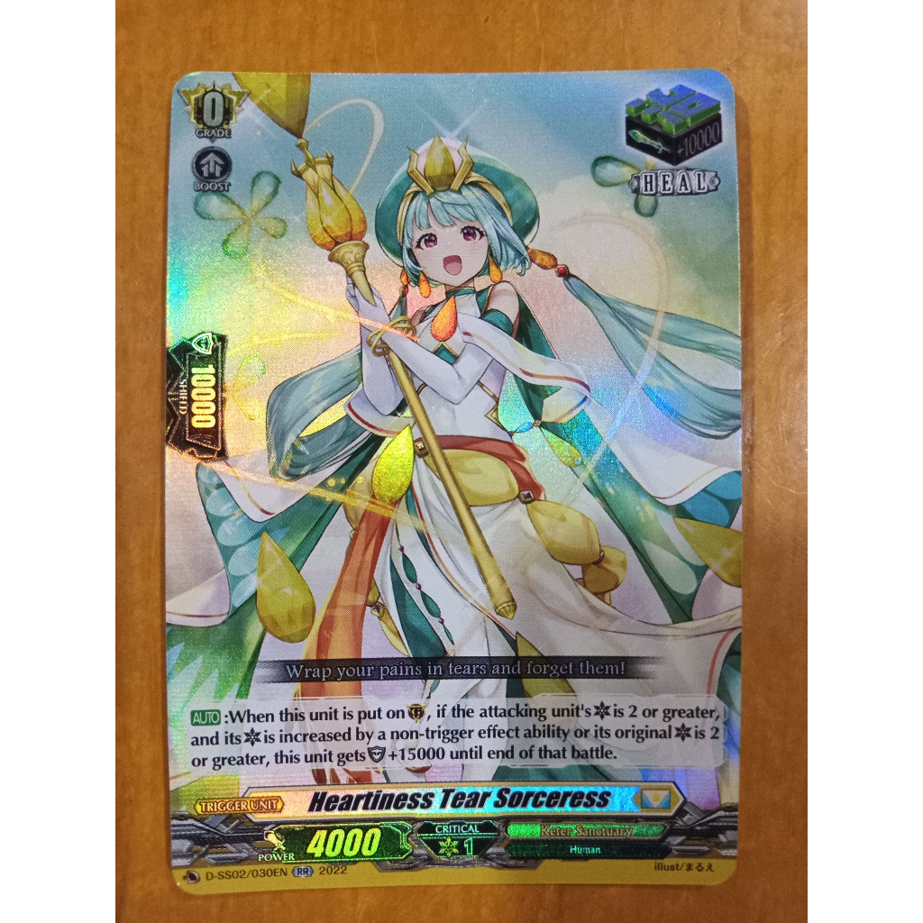 CFV Heartiness Tear Sorceress Effect Heal RR DSS02 Re DZ-SS01 Cardfight Vanguard English ...
