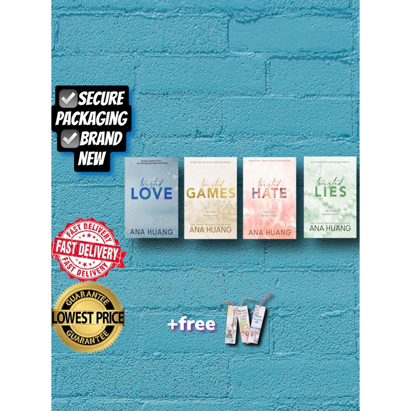 Twisted series by Ana Huang twisted love,game,hate lies Book by Ana Huang Special edition ...