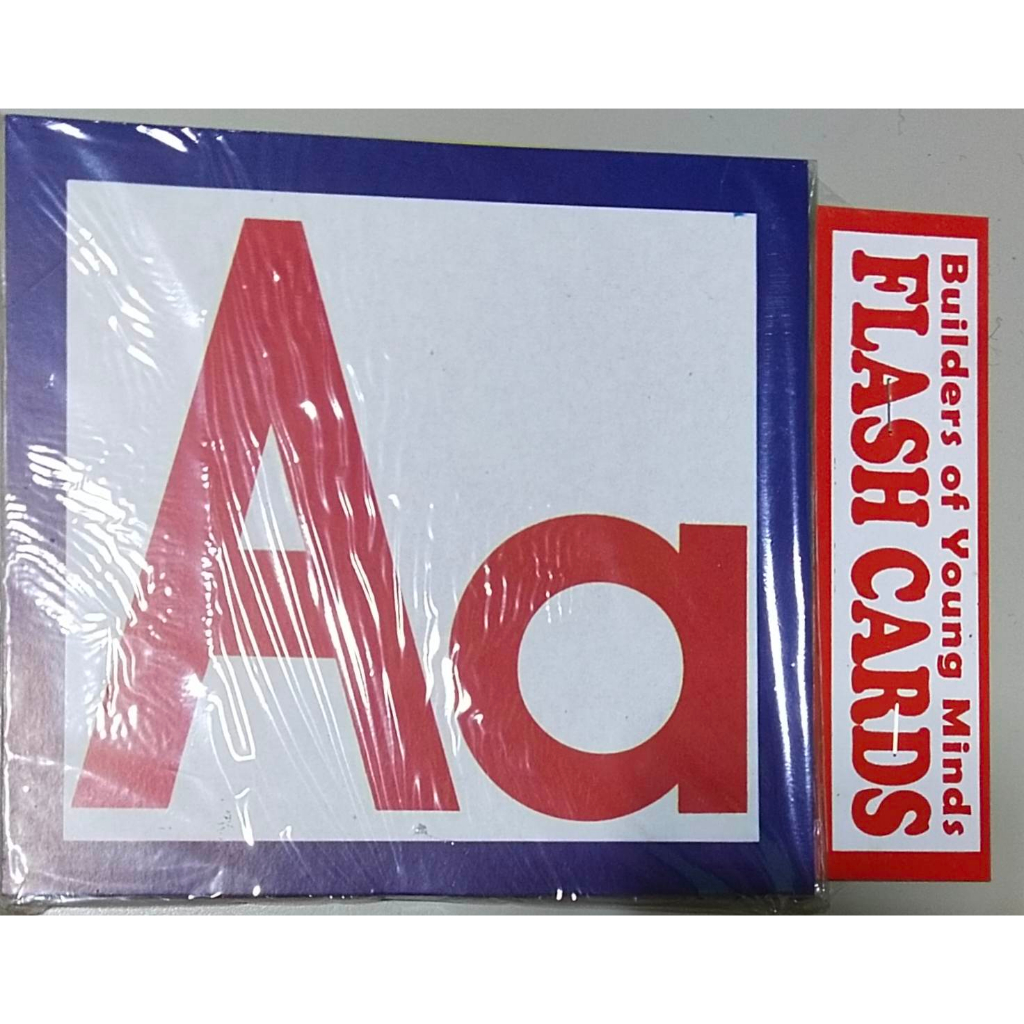 Big Flash Cards Alphabet letters only Capital & small letters approx. 6 ...